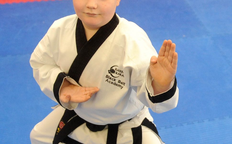 The real Karate Kid: Rochdale boy, 7, kicks way into record books ...