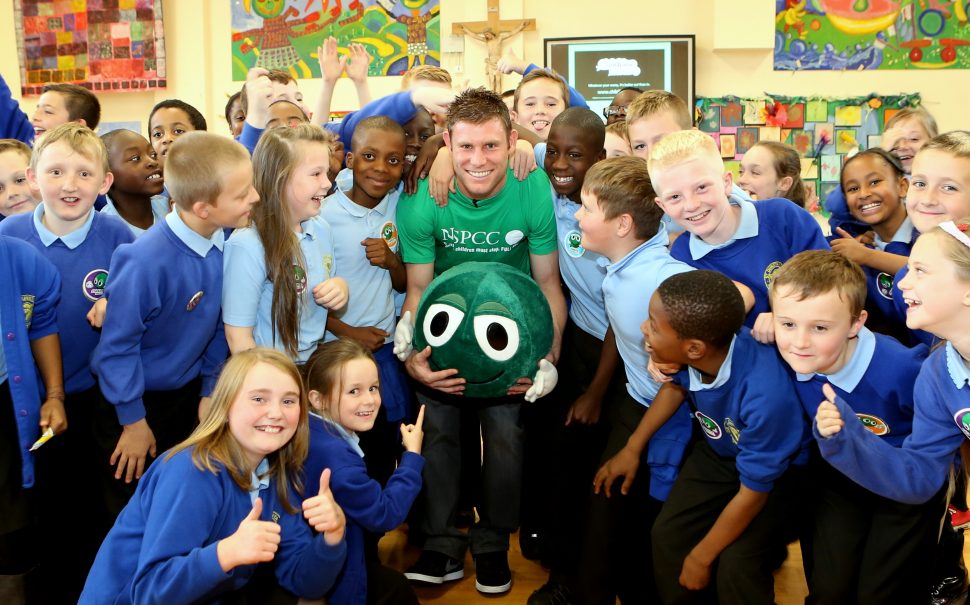 Manchester City's James Milner kick starts support campaign for child ...