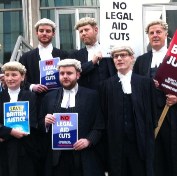 Silence In The Court Manchester Lawyers Stage Walk Out Protest Against