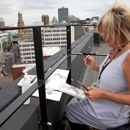 Ready, steady, SKETCH! Manchester artists embrace Urban Sketching to ...