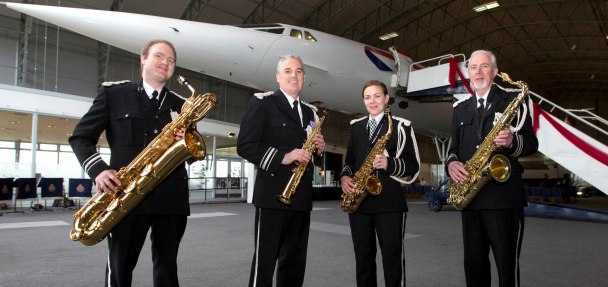 Bobbies on the beat: Greater Manchester Police band swaps truncheons ...