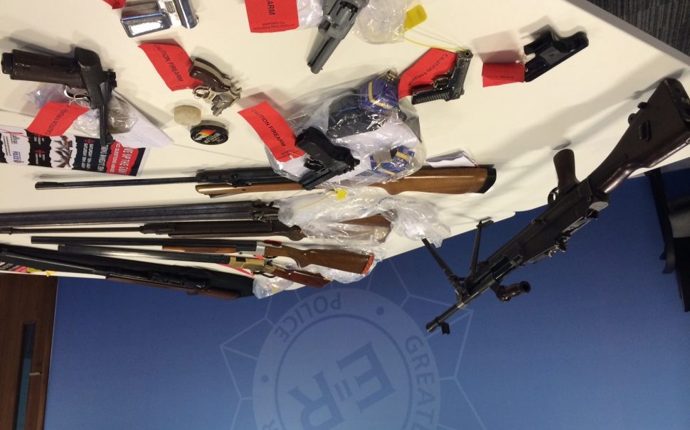 Give up the gun: Manchester answers GMP's call for arms – surrendering ...