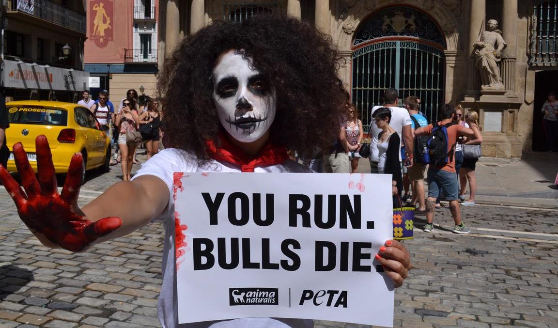 You run, bulls die: Manchester actress turns activist to charge ...