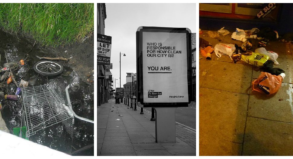 Manchester's battle against litterbugs goes digital with charity ...