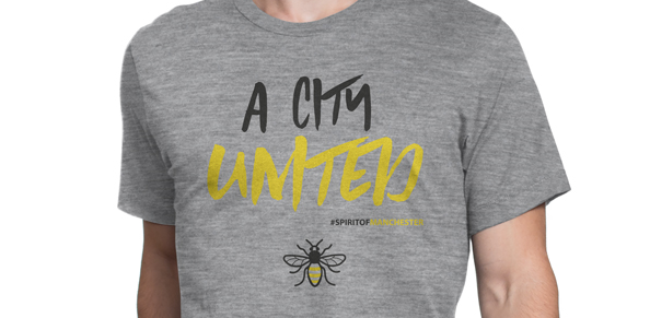 'Coming together of communities' inspires Manchester bee t-shirt ...