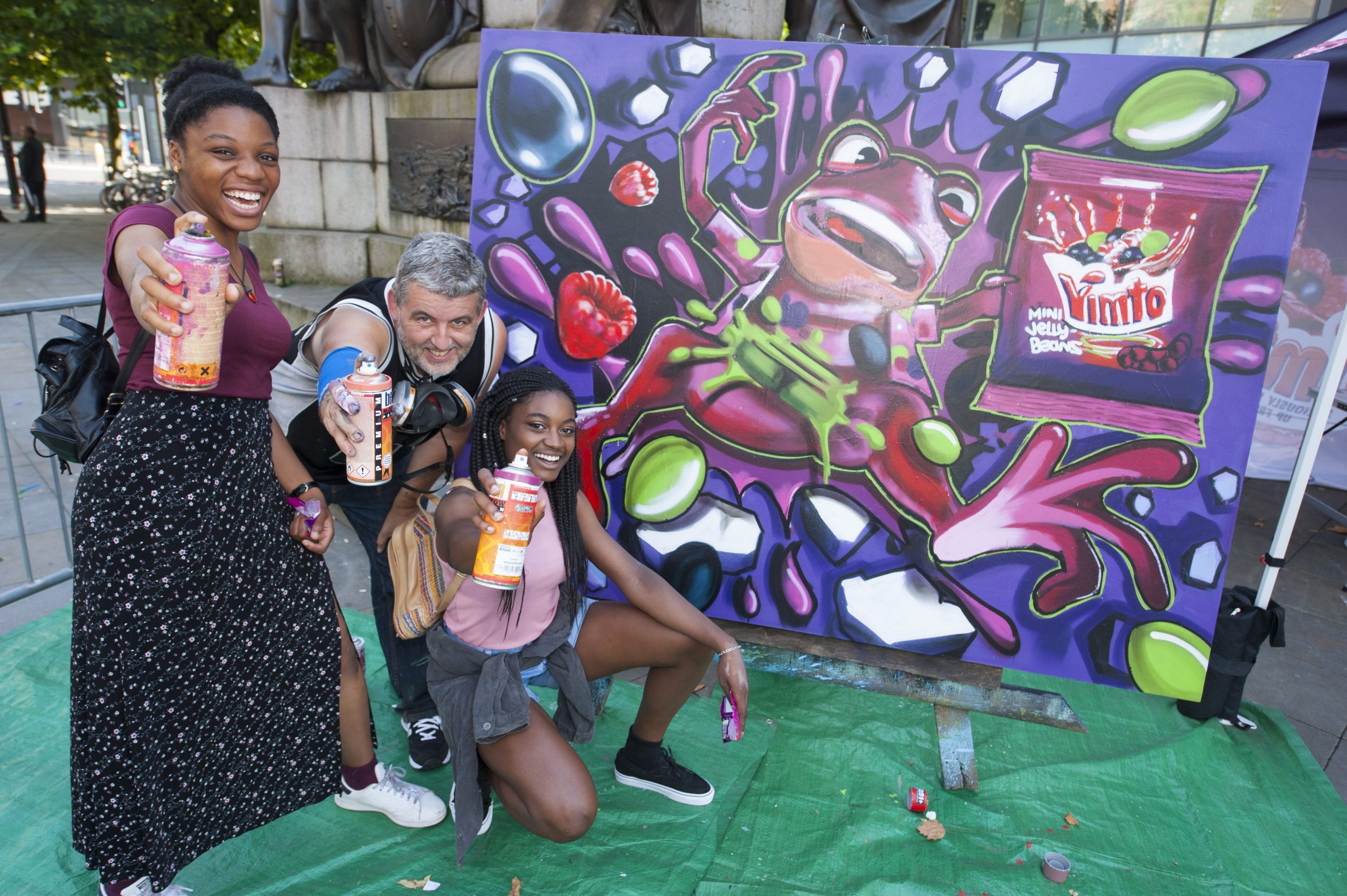 Manchester artist Kelzo praises Vimto's 'strong local links' for ...