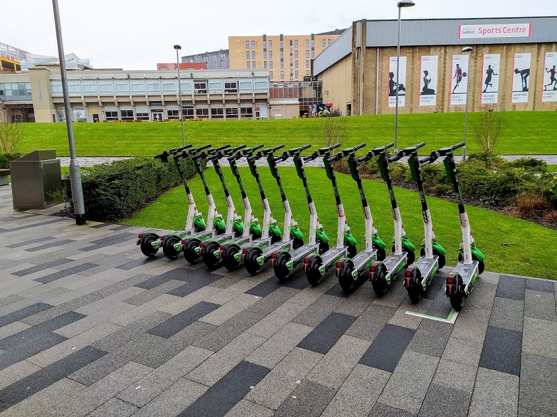 Salford e-scooter trial extends to MediaCity – and key workers can ride for free - Mancunian Matters