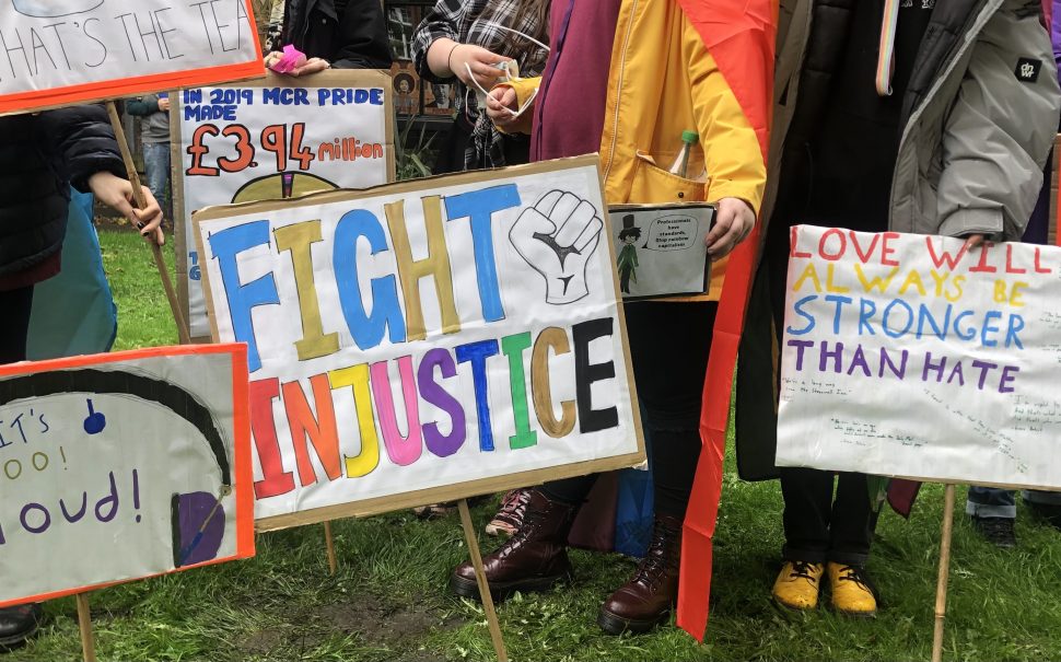 Protest held to reclaim Manchester Pride - Mancunian Matters