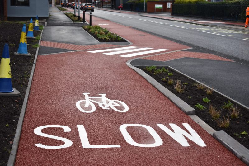 New Active Travel route open in Salford for pedestrians and cyclists in ...