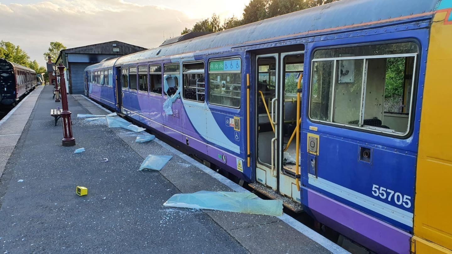 Railway rebuilds its heritage after £25k of damage in vandalism attacks ...