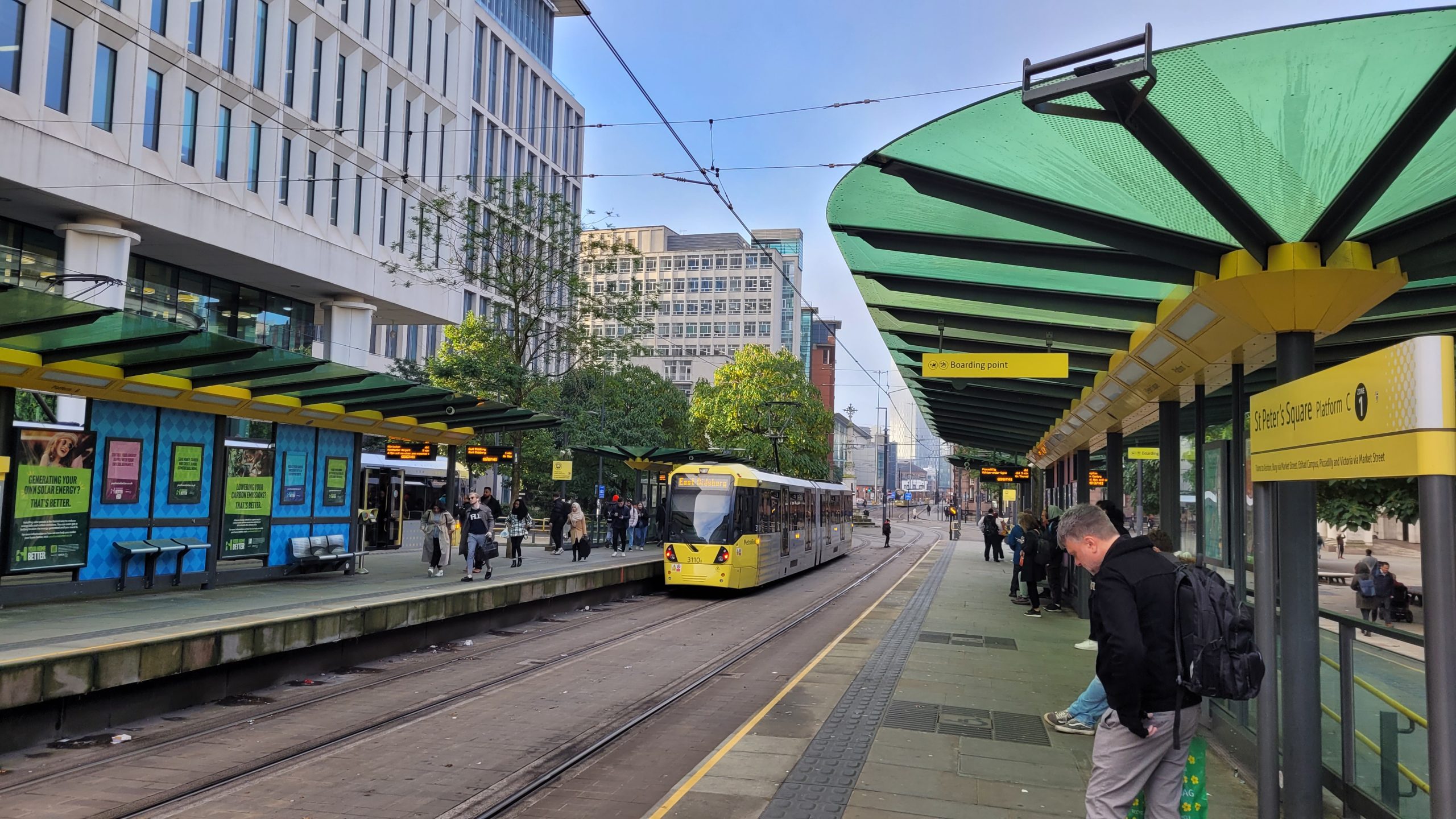 Final tram arrives as part of Manchester's Metrolink improvement ...