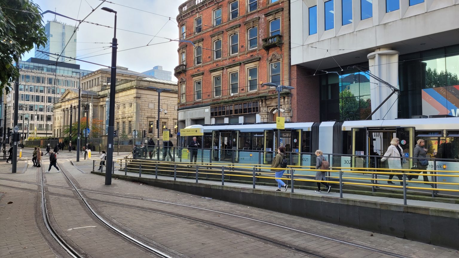 Final tram arrives as part of Manchester's Metrolink improvement ...