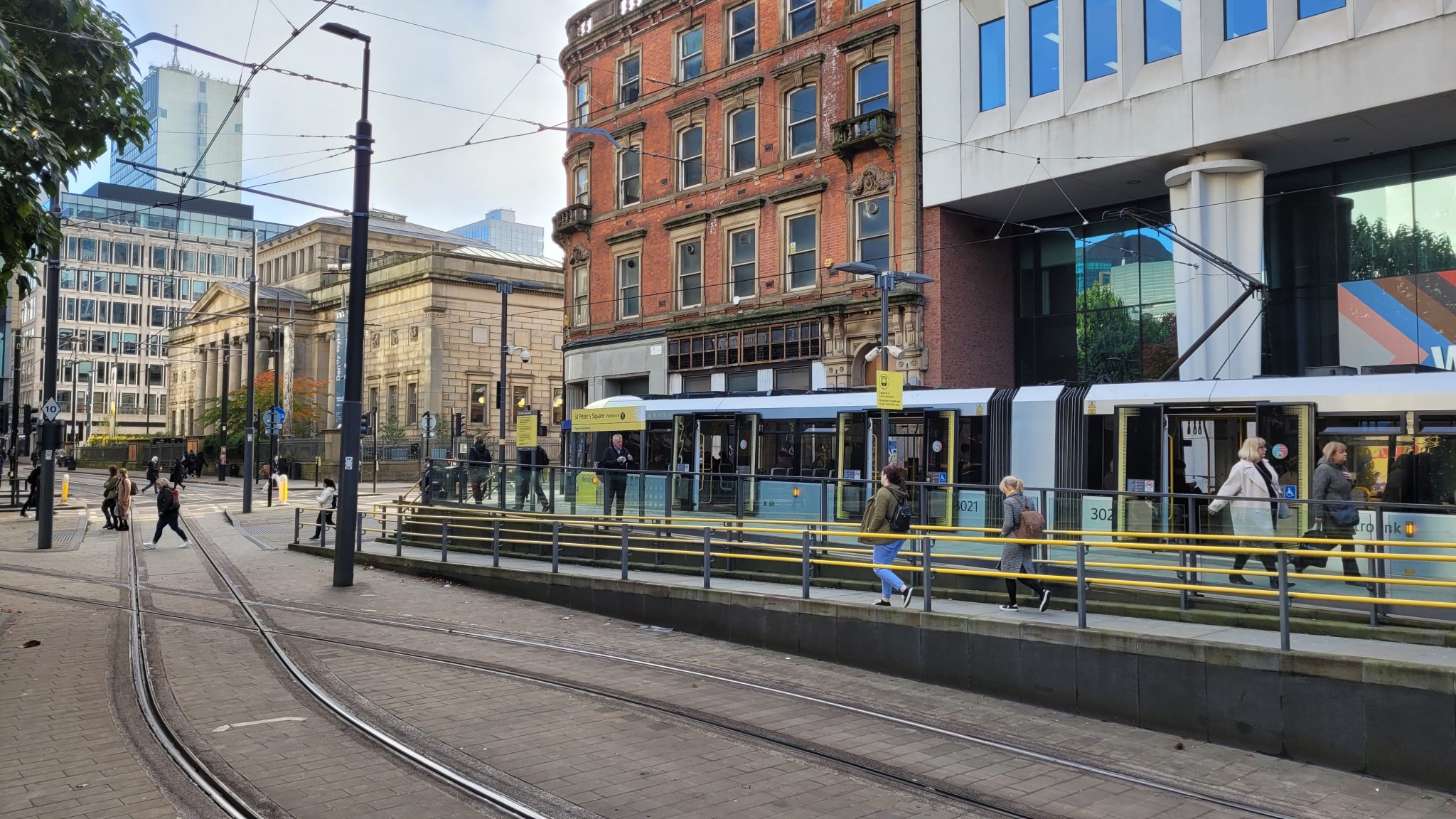 Final tram arrives as part of Manchester's Metrolink improvement ...