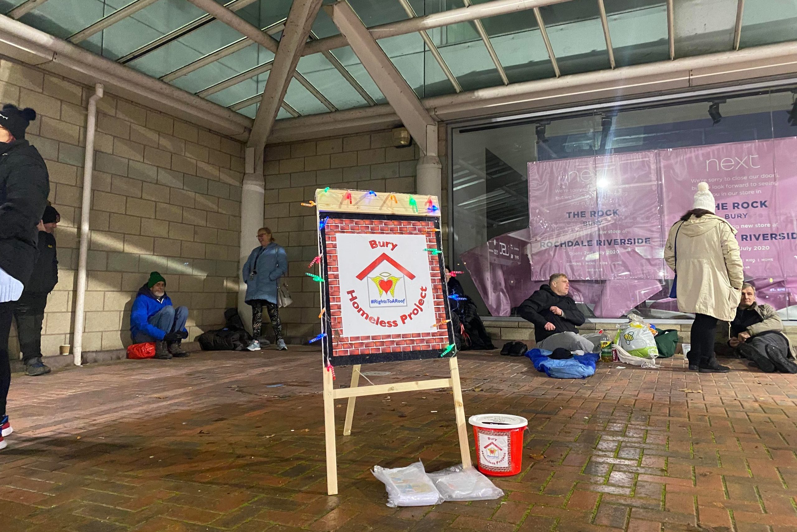Bury Homeless Project stages sleepout to combat rough sleeping ...