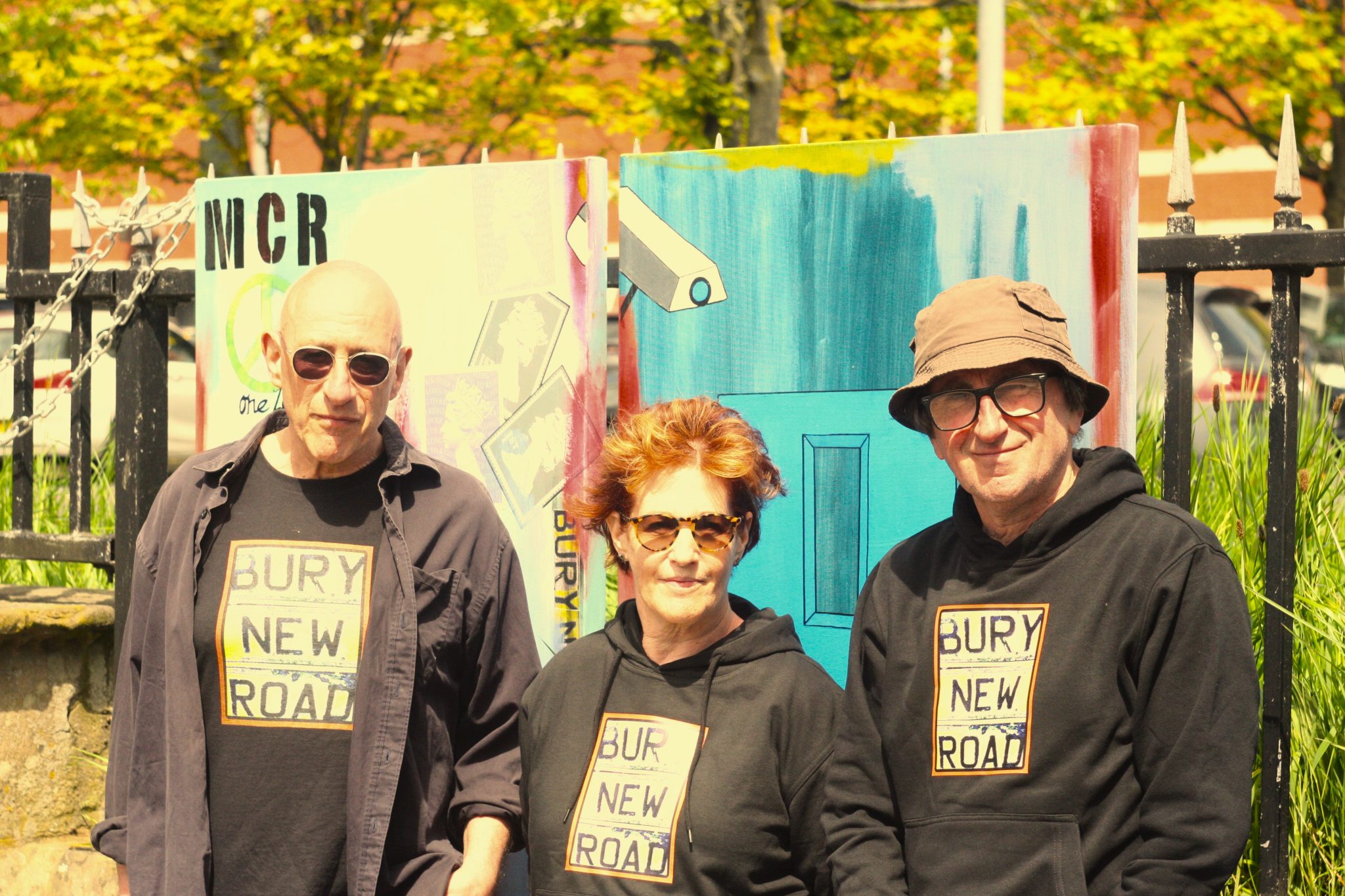'Made in Strangeways': The prisoners' art chained to the railings of ...