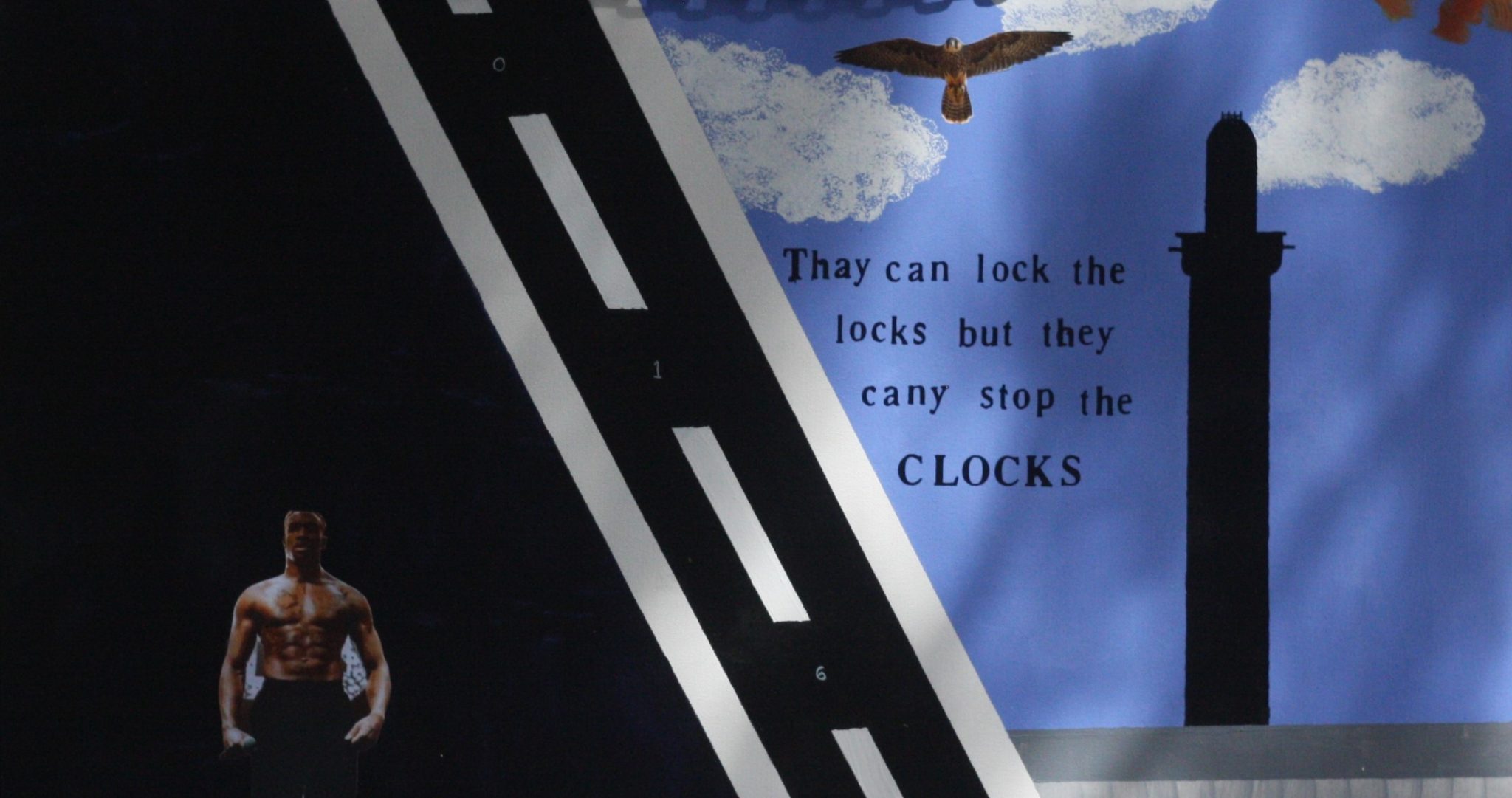 'Made in Strangeways': The prisoners' art chained to the railings of ...