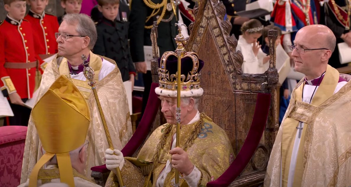 King Charles III officially crowned the 40th reigning monarch of the UK ...
