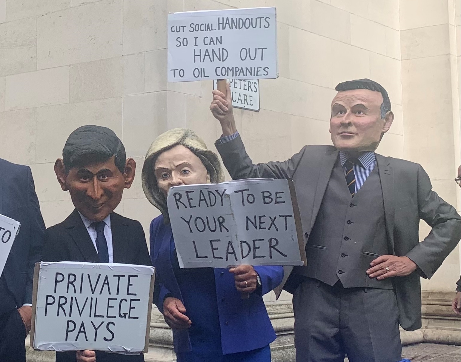 Conservative Party Conference: 15 pictures from outside the Manchester ...