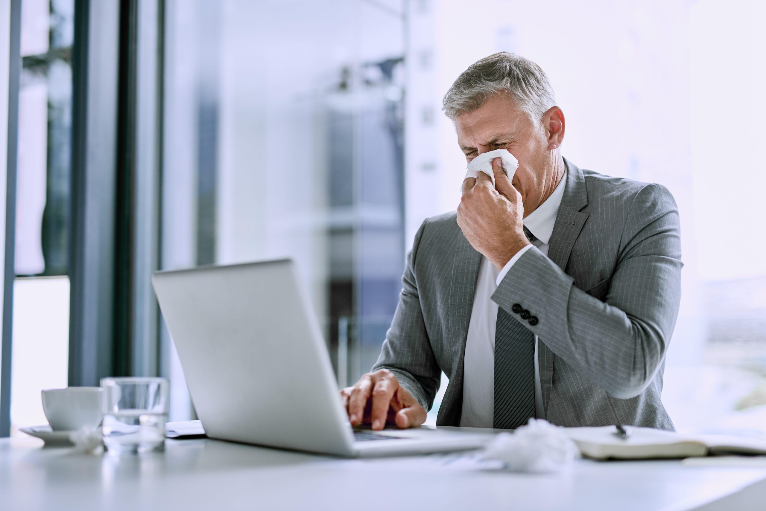 Sickness causes productivity to fall by almost half, new research shows ...