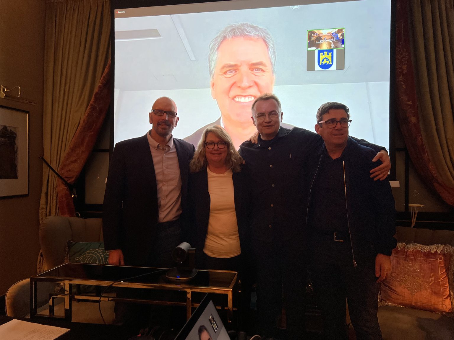 Andy Burnham meets Mayor of Lviv to set out plans to aid Ukraine ...