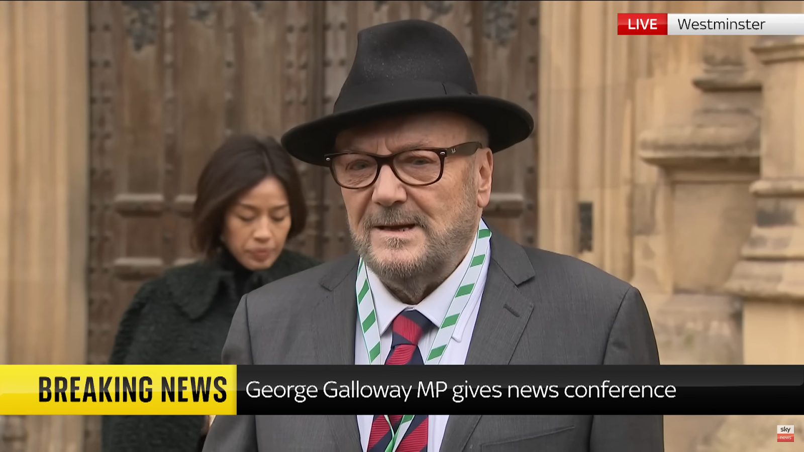 George Galloway arrives in Parliament ahead of Chancellor's Budget ...