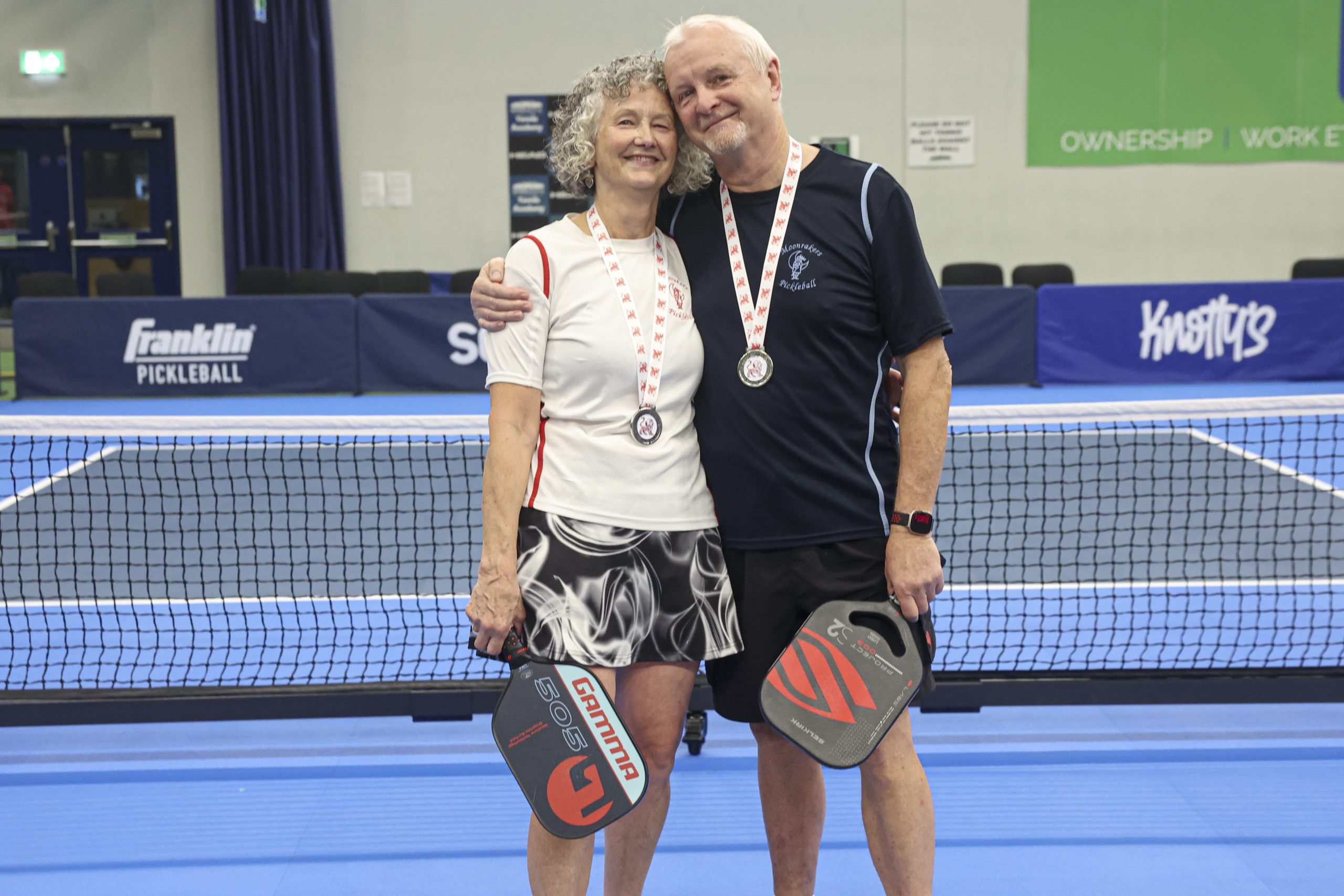 Husband and wife enjoy memorable day at Pickleball English Nationals