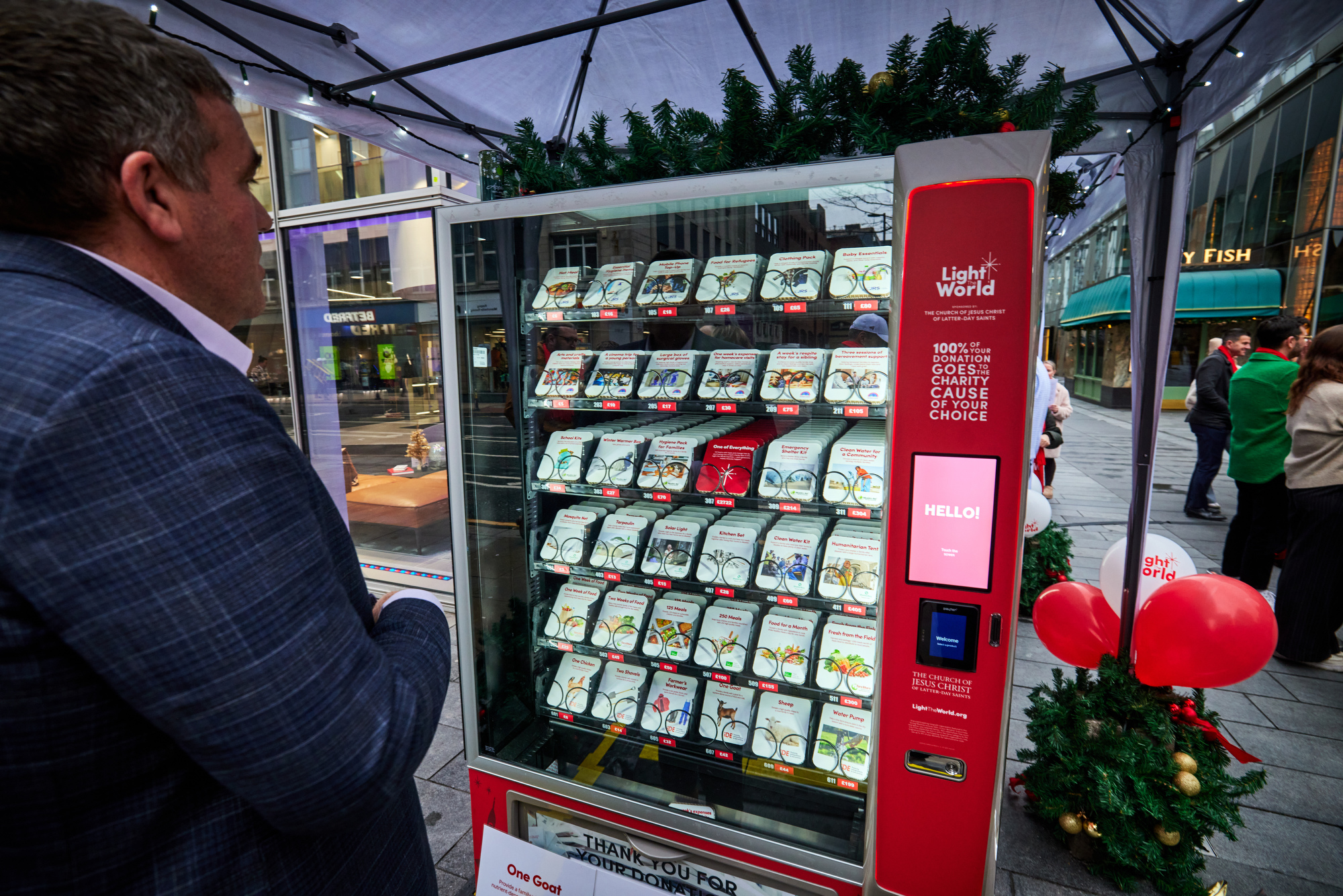 UK's first charity donation vending machines hit Manchester - Mancunian Matters