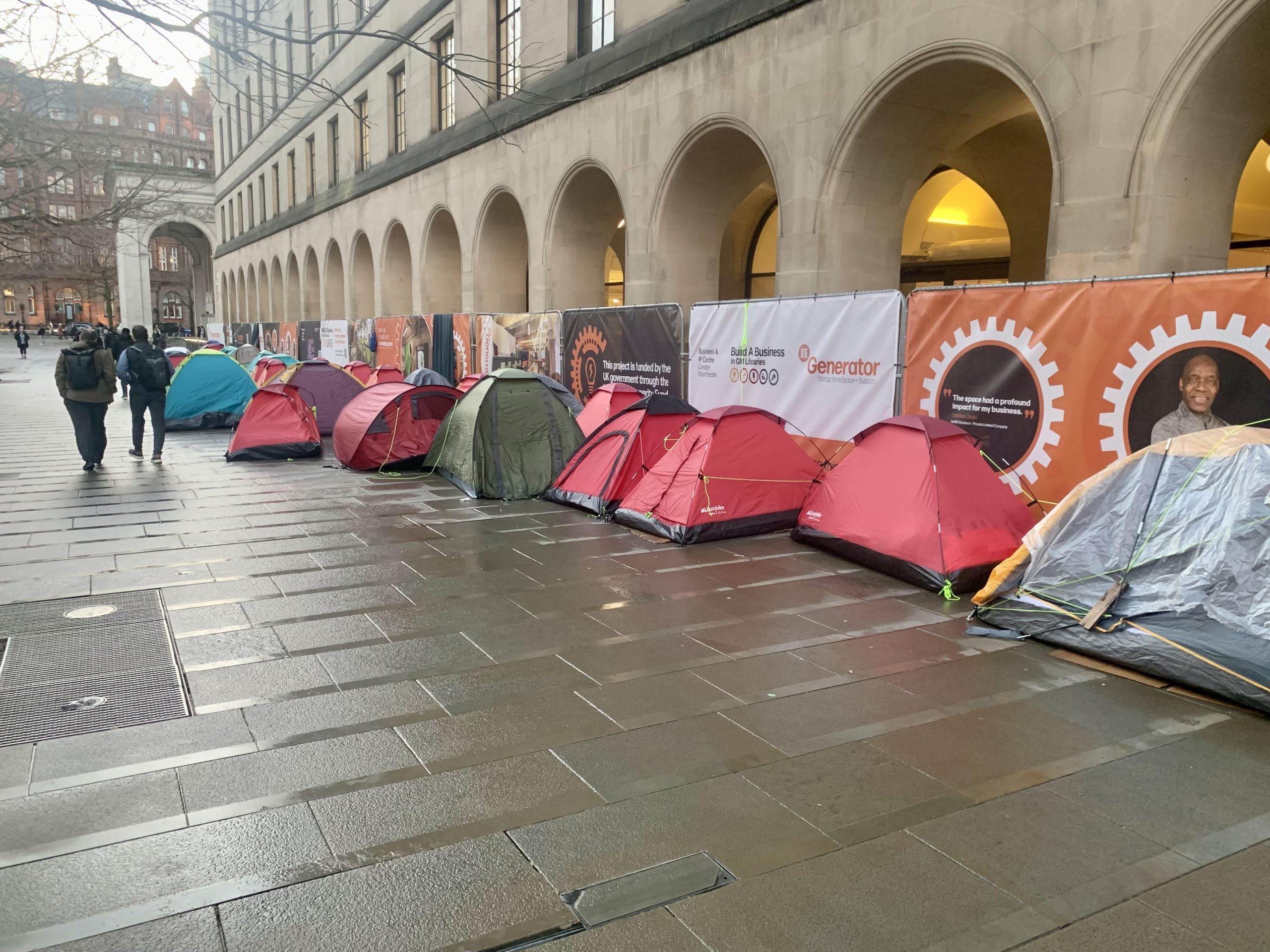 "Manchester help me"- homeless face eviction in city centre - Mancunian ...