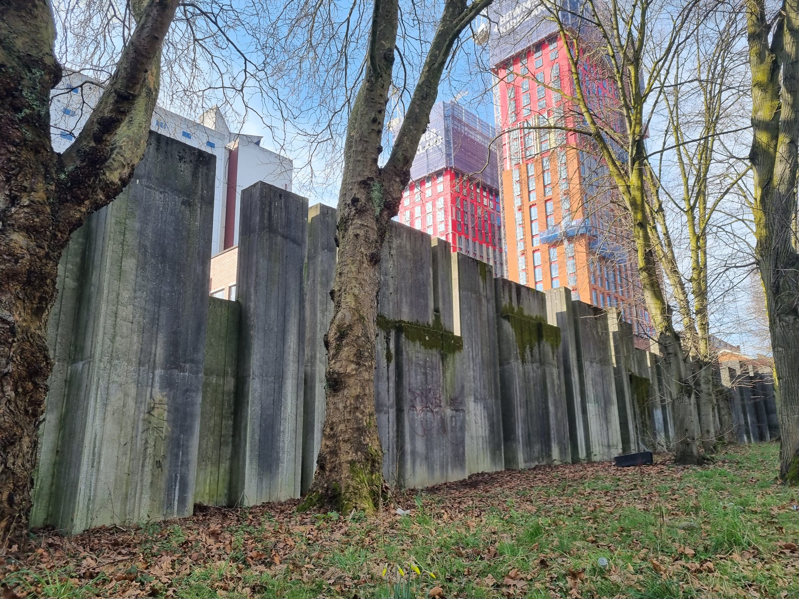 Manchester's iconic brutalist Hollaway Wall is under threat - Mancunian ...